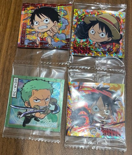 One Piece ONEPIECE Wafer Sticker Seal Luffy Zoro | eBay