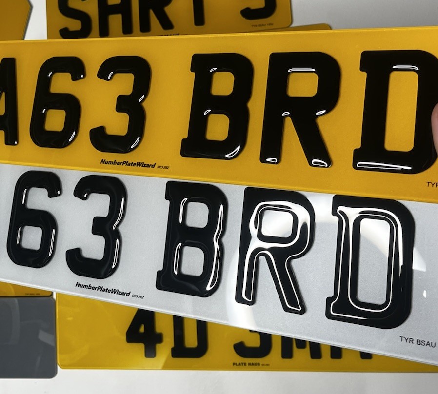 Number Plates - 100% ROAD/MOT Legal Premium Car Registration - RETRO ...