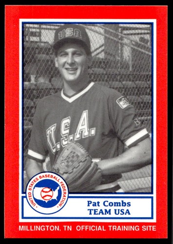 1990 Pan Am Team USA Red BDK 5 Pat Combs USA Baseball Card | eBay