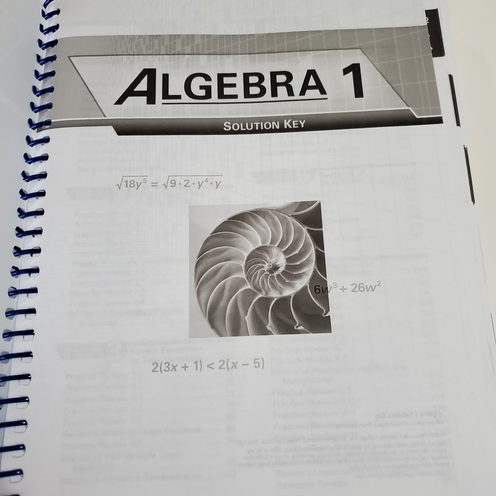 Abeka Algebra 1 Math Solution Key Teachers Answer Book Homeschool ...