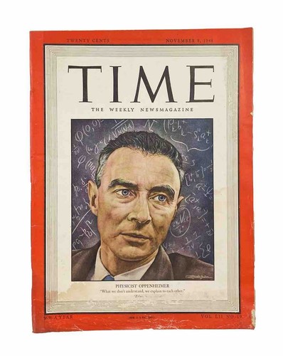 VTG Time Magazine November 8 1948 Vol 52 No. 19 Physicist Robert ...