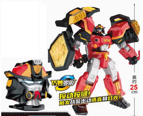 MINIFORCE Super Cops Fire Action Figure Firefighter Head Robot ...