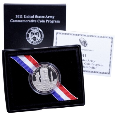 2011-S 50c US Army Commemorative Half Dollar PROOF OGP - U2665 - STOCK ...