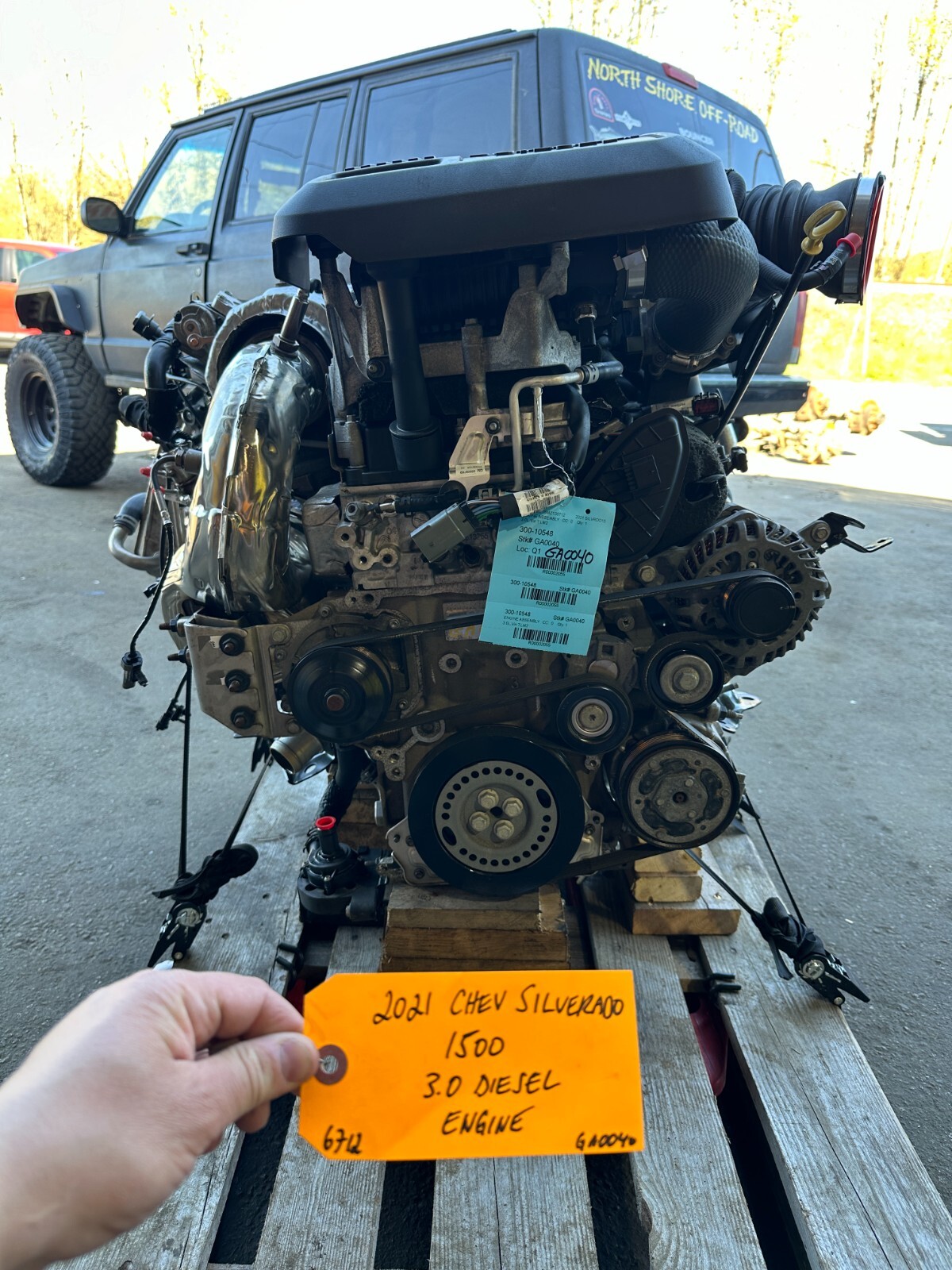 21 CHEVROLET GMC 1500 YUKON SUBURBAN 3.0 DURAMAX DIESEL ENGINE MOTOR ...