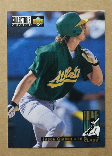 JASON GIAMBI ROOKIE CARD - 1993 Upper Deck #657 Oakland Athletics | eBay