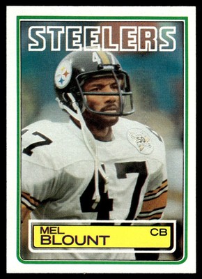 1983 Topps Football card Mel Blount Pittsburgh Steelers #357 | eBay