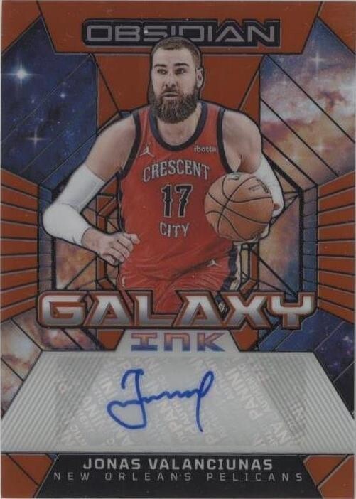 2023-24 Panini Obsidian - Galaxy Ink Jonas Valanciunas #GI-VAL Electric ...
