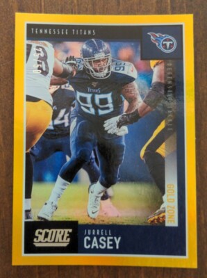 2020 Panini Score Football #120 Jurrell Casey Tennessee Titans /50 | eBay