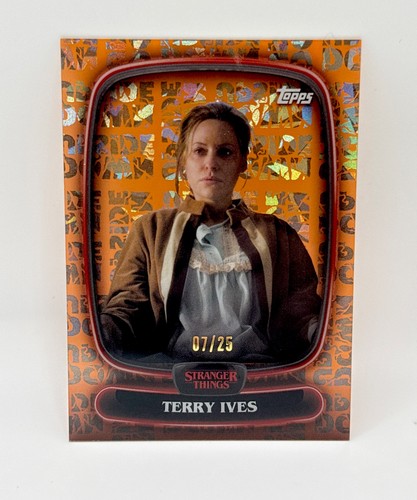 2025 Topps Stranger Things High Tek Terry Ives #49 Orange Upside Down ...