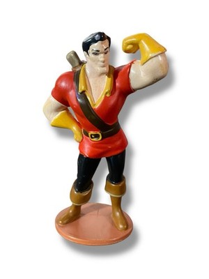 Disney Beauty and the Beast Gaston 4" PVC Figure Statue Showing Muscle ...