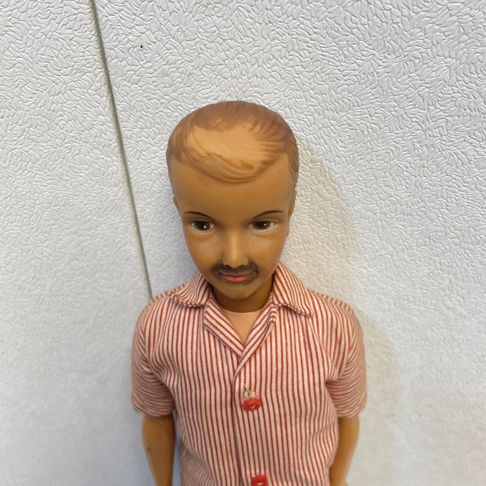 Vintage 1960s Ideal Toy Corp Tammy Family Dad 12.5” Doll M13 With ...