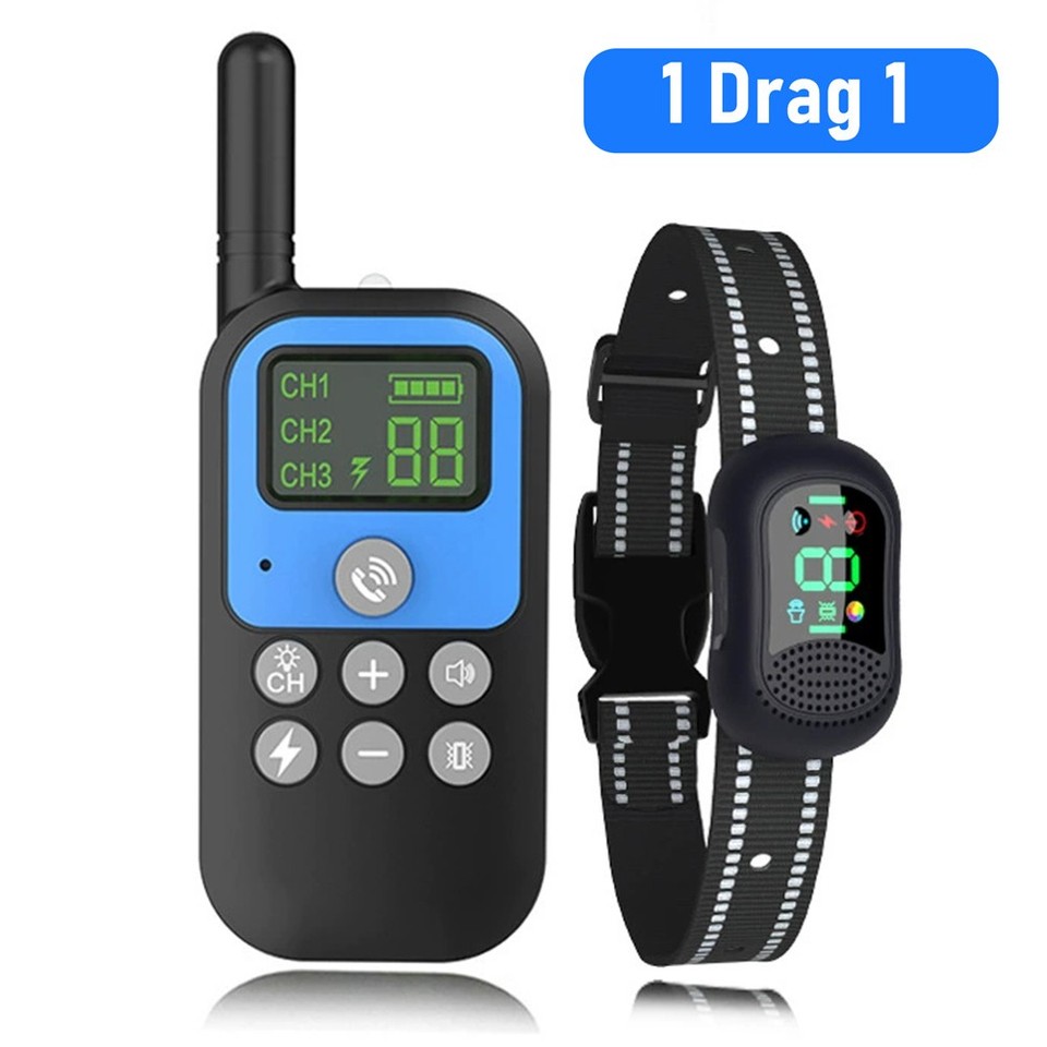 Wireless Electric Dog Fence Pet Containment System Shock Collar For 1/2 ...