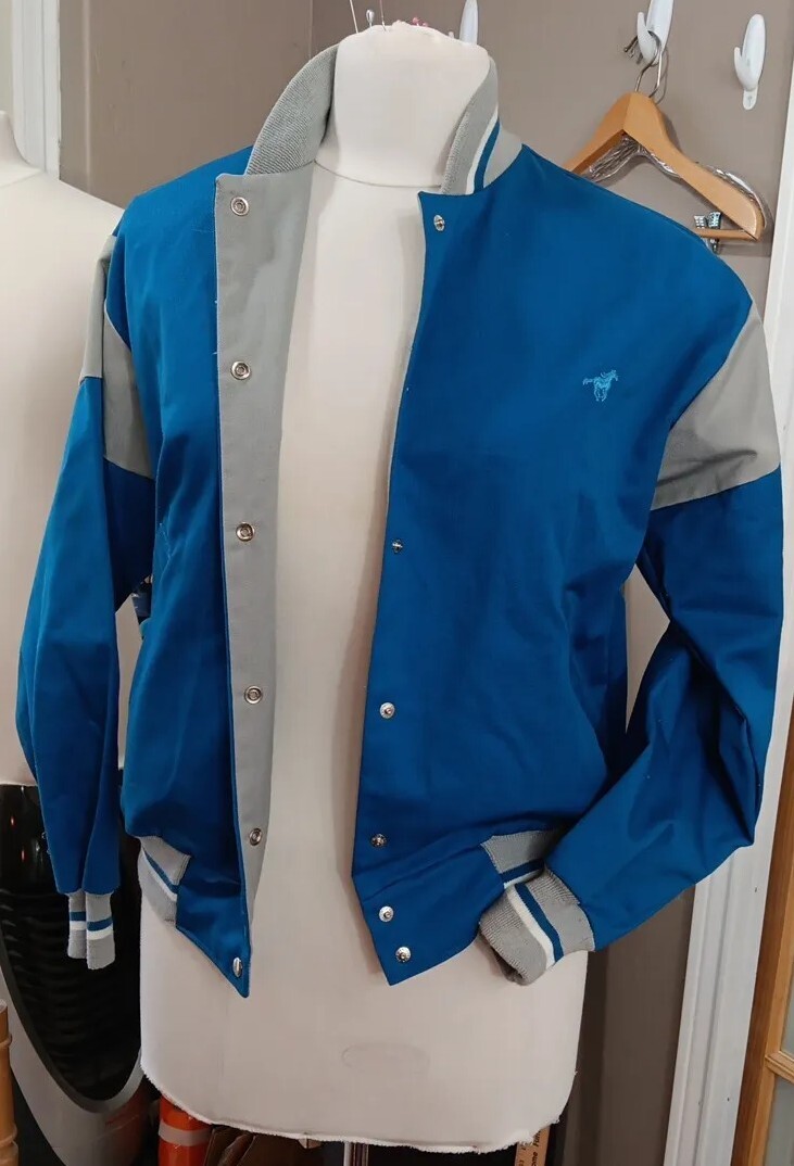 Vintage Wrangler Varsity Jacket 70s 80s Horse Logo B… - Gem