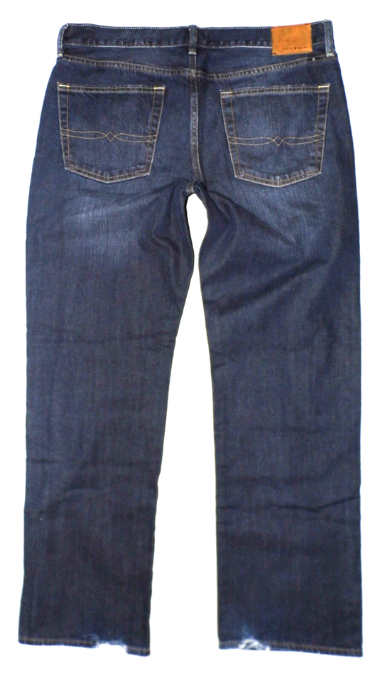 Men's Lucky Brand 361 Vintage straight 100% Cotton distressed blue ...