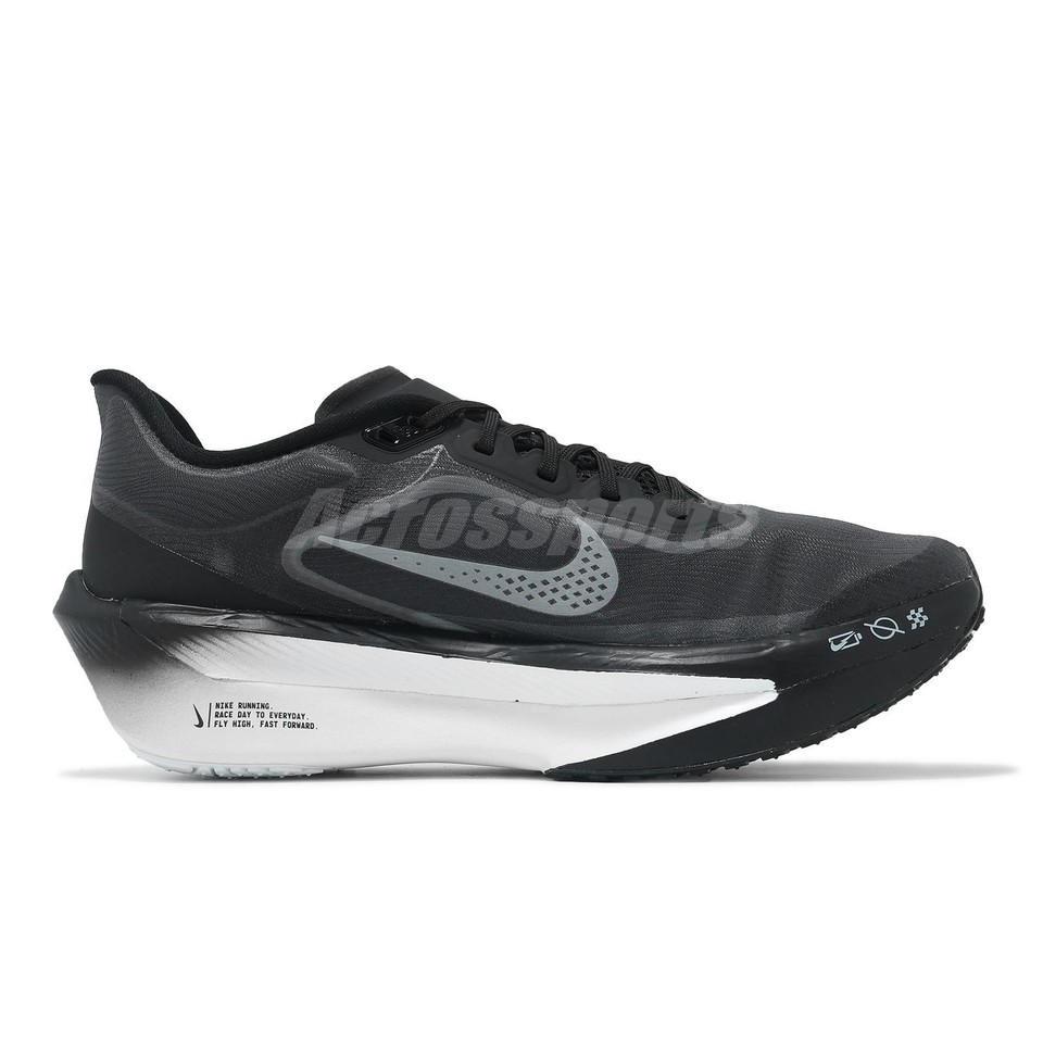 Nike Zoom Fly 6 Black Light Smoke Grey Men Road Running Jogging Shoes ...
