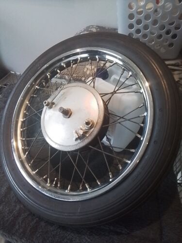 BSA A10 FRONT WHEEL BSA A10 WHEEL AND TYRE COMPLETE | eBay UK