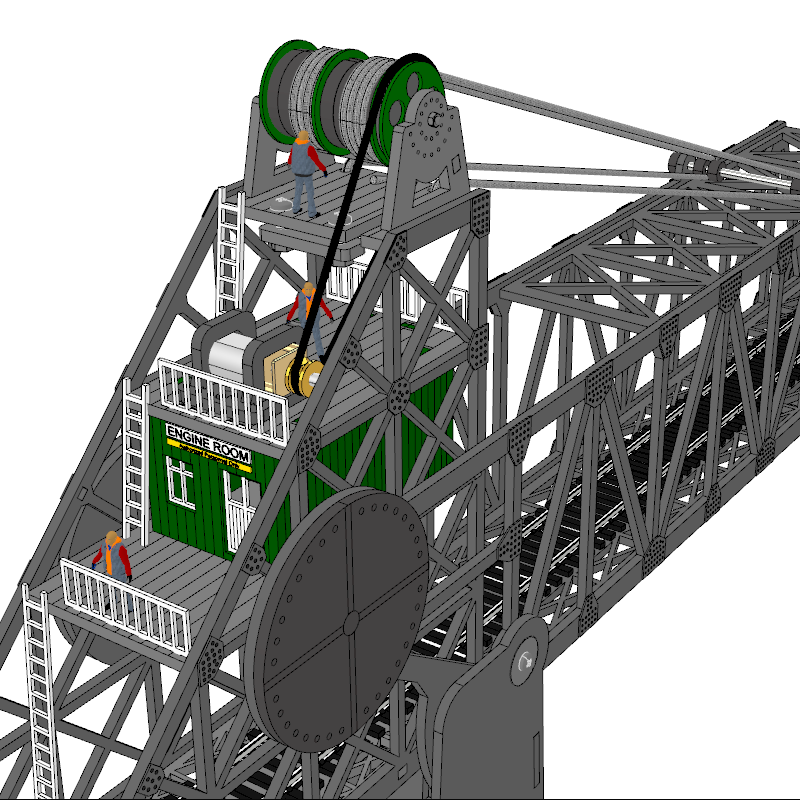 HO SCALE MOTORIZED WORKING DRAWBRIDGE FOR MODEL RAILWAYS | eBay