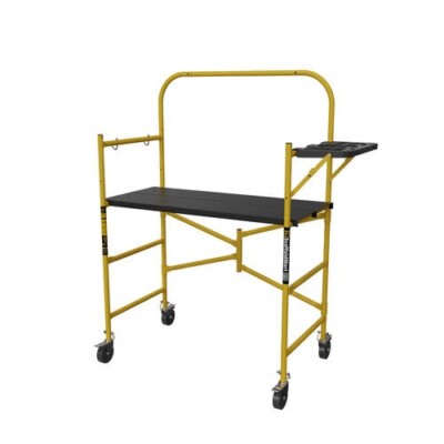 4' 500 Lbs Steel Rolling Utility Scaffold Work Bench Mobile Platform ...