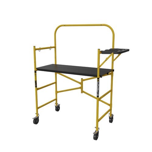 4' 500 Lbs Steel Rolling Utility Scaffold Work Bench Mobile Platform ...