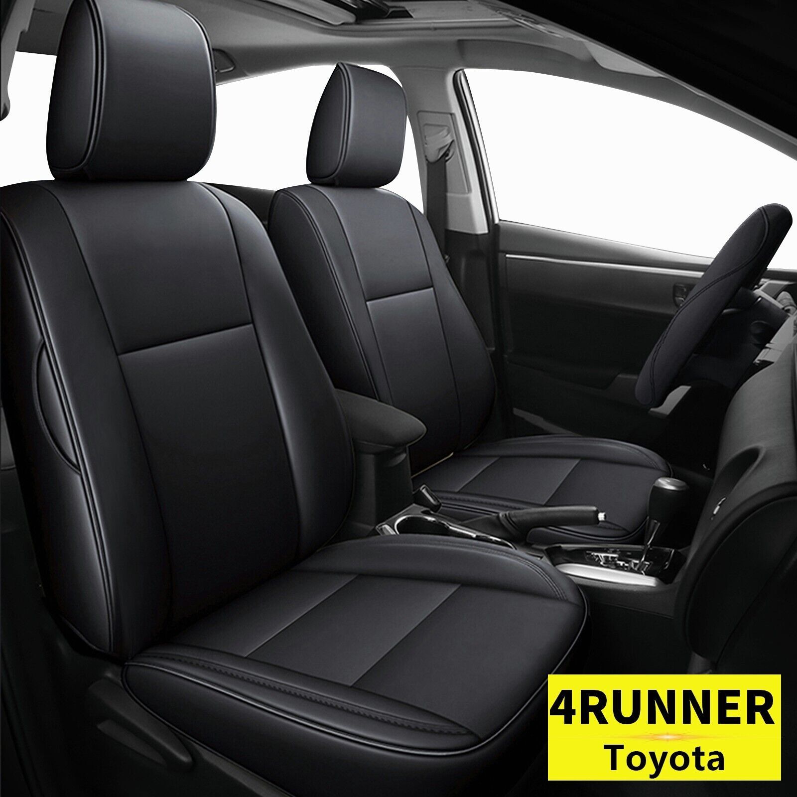 2011-2023 Toyota 4Runner 3-Row 3rd Row 7 Car Seat Covers Leather Full ...