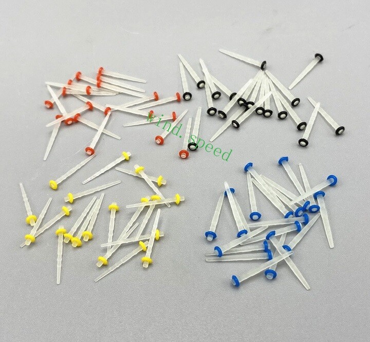 Dental Glass Quartz Fiber Post Root Canal Pin Straight Screw ...