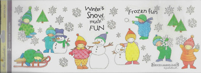 Winter Snowman Snow Snowflakes Cold Fun Play Sled Skate Miss Elizabeth ...