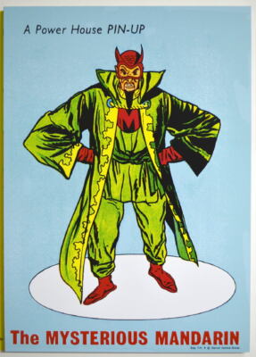 POWER PIN-UP Print - The MANDARIN Vintage Art Marvel UK Distribution ...