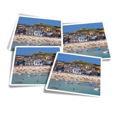 4x Vinyl Stickers St. Ives Cornwall Beach England UK #52128 | eBay UK