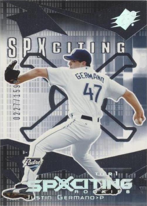 2004 SPx - SPXciting Rookies Tier 1 Justin Germano #126 /1599 (RC) for ...