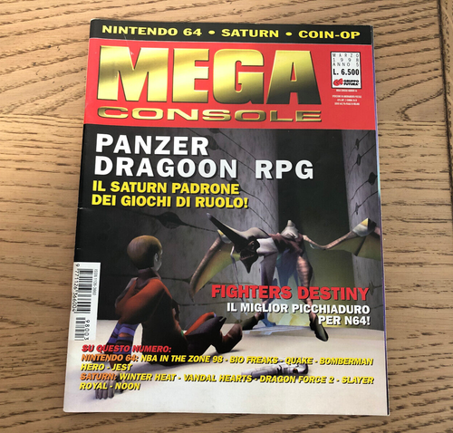 MEGA CONSOLE 46 magazine - Sega Saturn, Nintendo 64, Panzer Dragoon RPG ...
