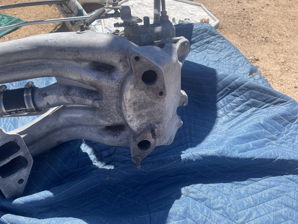 1960-61 Cross ram intake manifold & Carburetors Chrysler Mopar Long | eBay