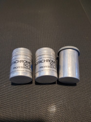 LOT DE BOITES VIDES 2-AGFACHROME 50 S PROFESSIONAL 135-36 ET 1 SANS ...