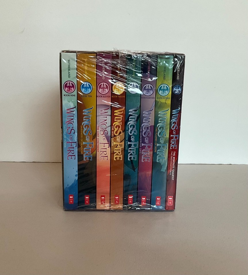 Wings of Fire: 8 Book Box Set (# 9-15 + The Winglets Quartet) Tui T ...
