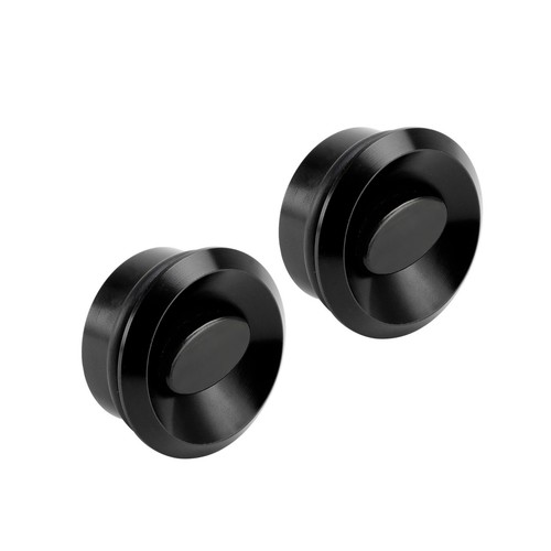 Black Swing Arm Pivot Caps For Honda CB 150 250 300 R frame cap plugs ...