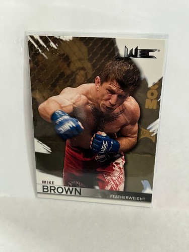 Mike Brown 2010 Topps UFC Knockout Gold Rookie Card # 122 /288 WEC | eBay