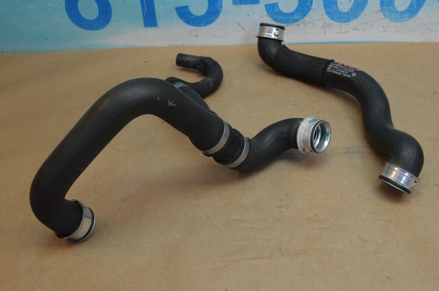 12-14 W204 MERCEDES C63 AMG ENGINE RADIATOR COOLANT UPPER & LOWER HOSE ...