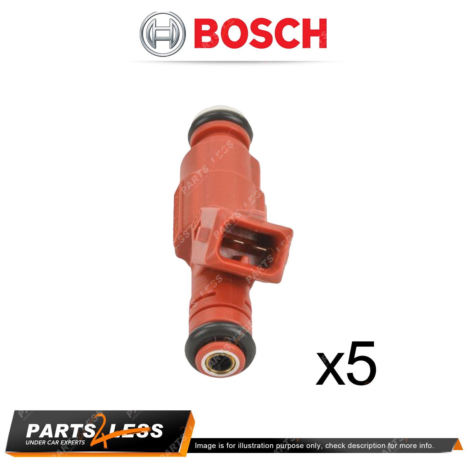 5 x Bosch Fuel Injectors 0280155759 Refer OE 1275395 9454555 9454556 ...