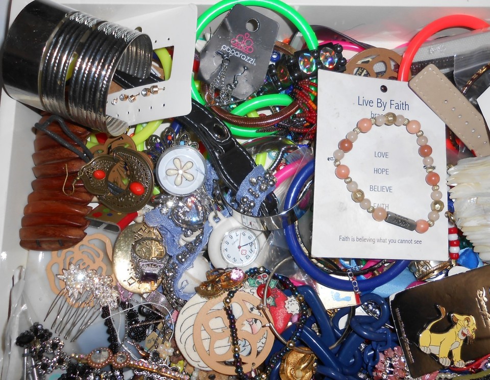 10 Pounds Lbs. Mixed Junk Jewelry Lot Repair Tangled, Broken, Crafts ...