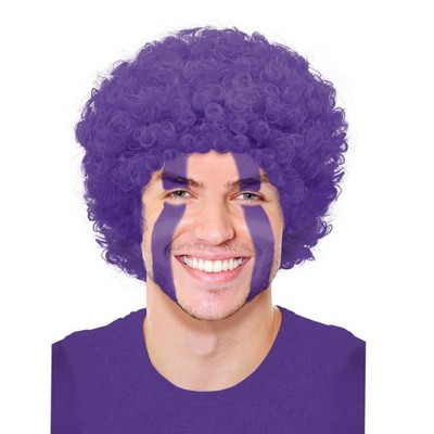 Book Week Party Supplies Purple Curly Wig Costume Accessory Birthday ...