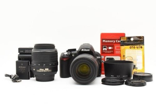 Nikon D3100 DSLR Camera Kit w/ 2 Lenses 3268 Shutter Count Used | eBay