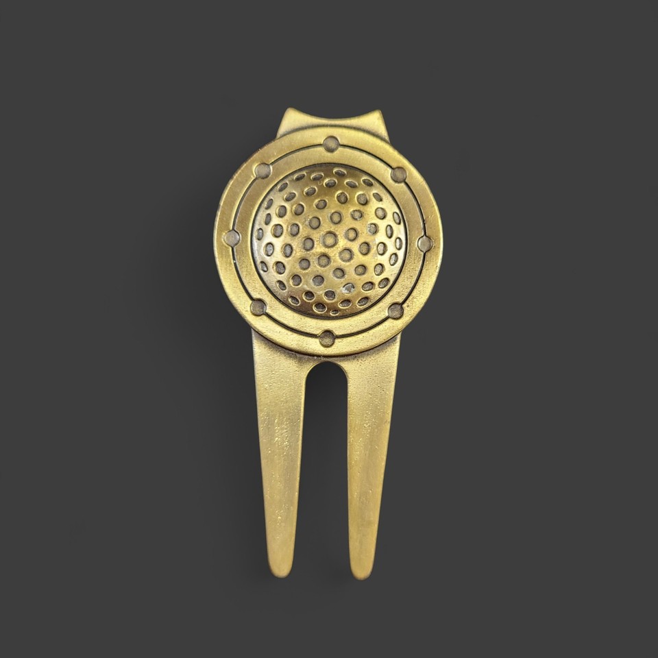 Vintage Metal Sunbelt Rentals Golf Divot Tool With Removable Ball ...