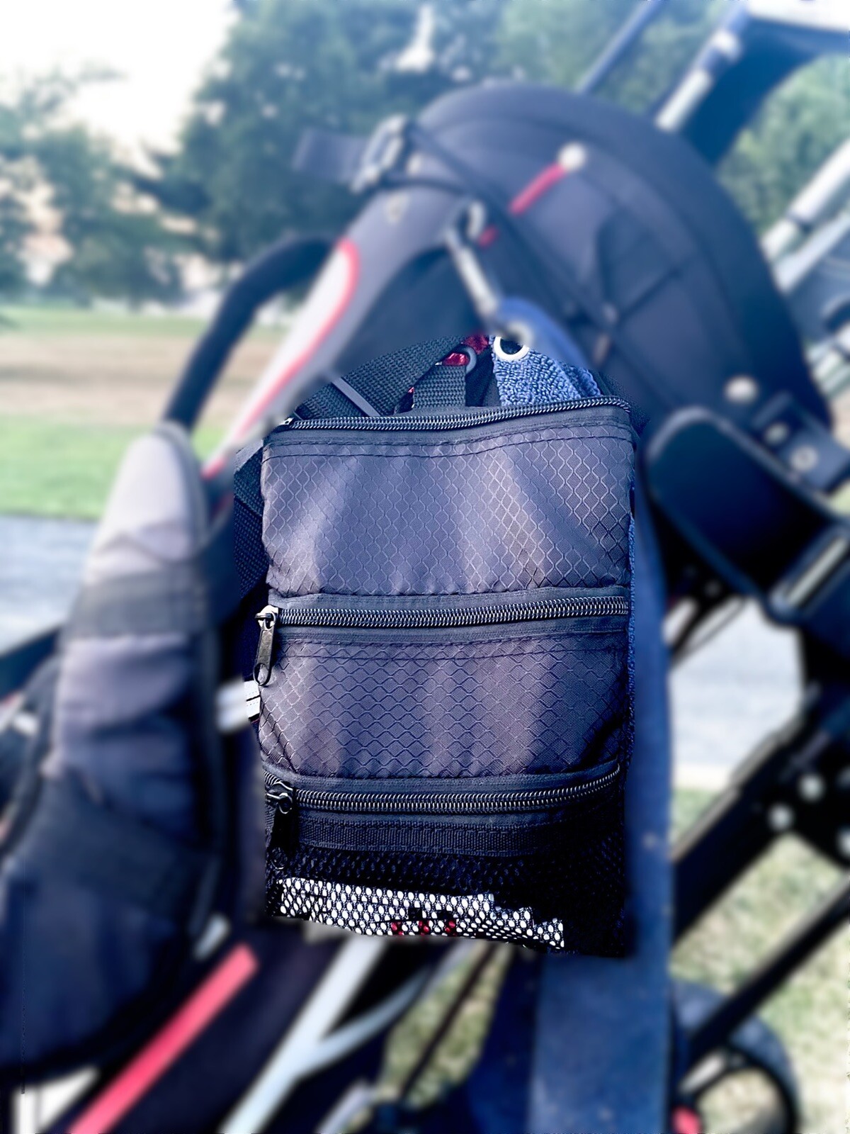 Small Golf Pouch Zipper Clip-On Tool Pouch Bags Tees Balls Accessory ...