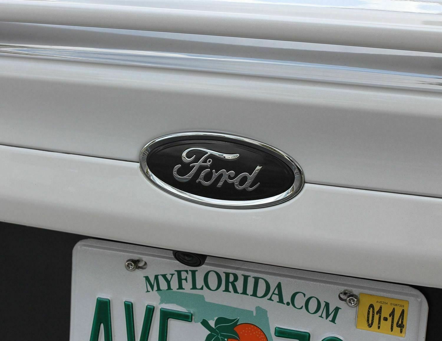 2015-2019 Ford Focus Logo Emblem Insert Overlay Decal Set (Glossy Black ...