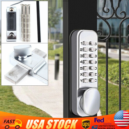 Keyless Mechanical Digital Code Keypad Password Entry Door Lock Knob ...