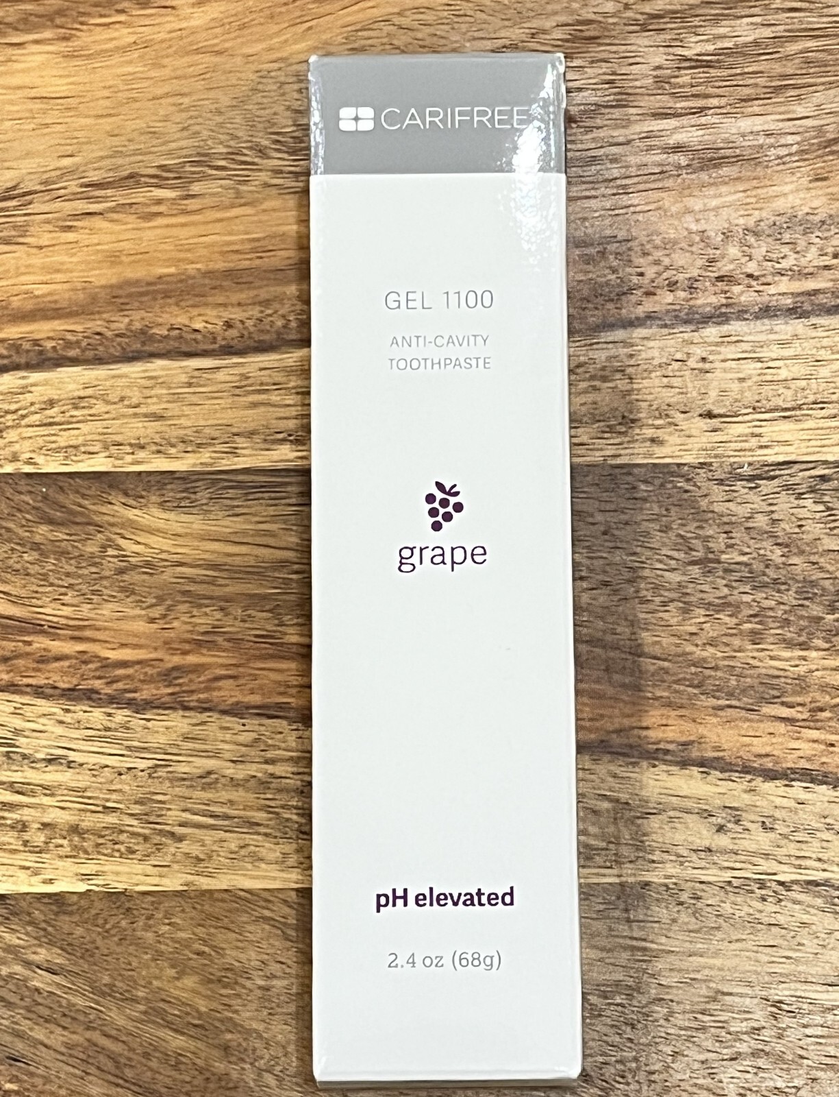 Carifree Gel 1100 Anti-Cavity Toothpaste Oral Gel pH Elevated Grape ...