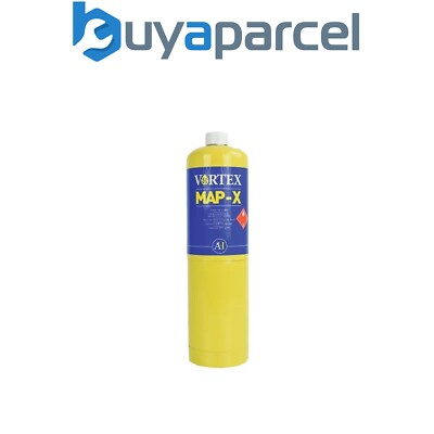 Arctic Hayes VORTEX MAP-X Mix PRO Brazing Gas YELLOW 400g CGA600 ...