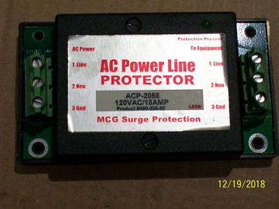 ACP-2055 MCG SURGE PROTECTION AC POWER LINE PROTECTOR 15A 120V | eBay