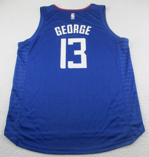 Paul George Jersey Men's Size XL Fanatics Blue Los Angeles Clippers NBA ...