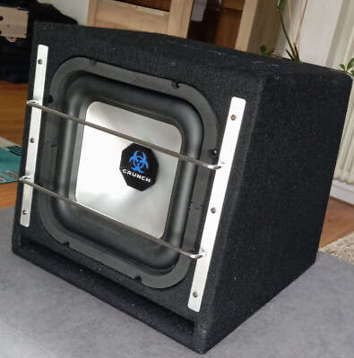 Crunch MXQ-12 12 Zoll Subwoofer 1000 Watt max. 4 Ohm – Wie neu (100 ...