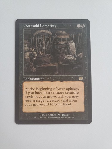 Oversold Cemetery x1 Onslaught Magic the Gathering MTG NM | eBay